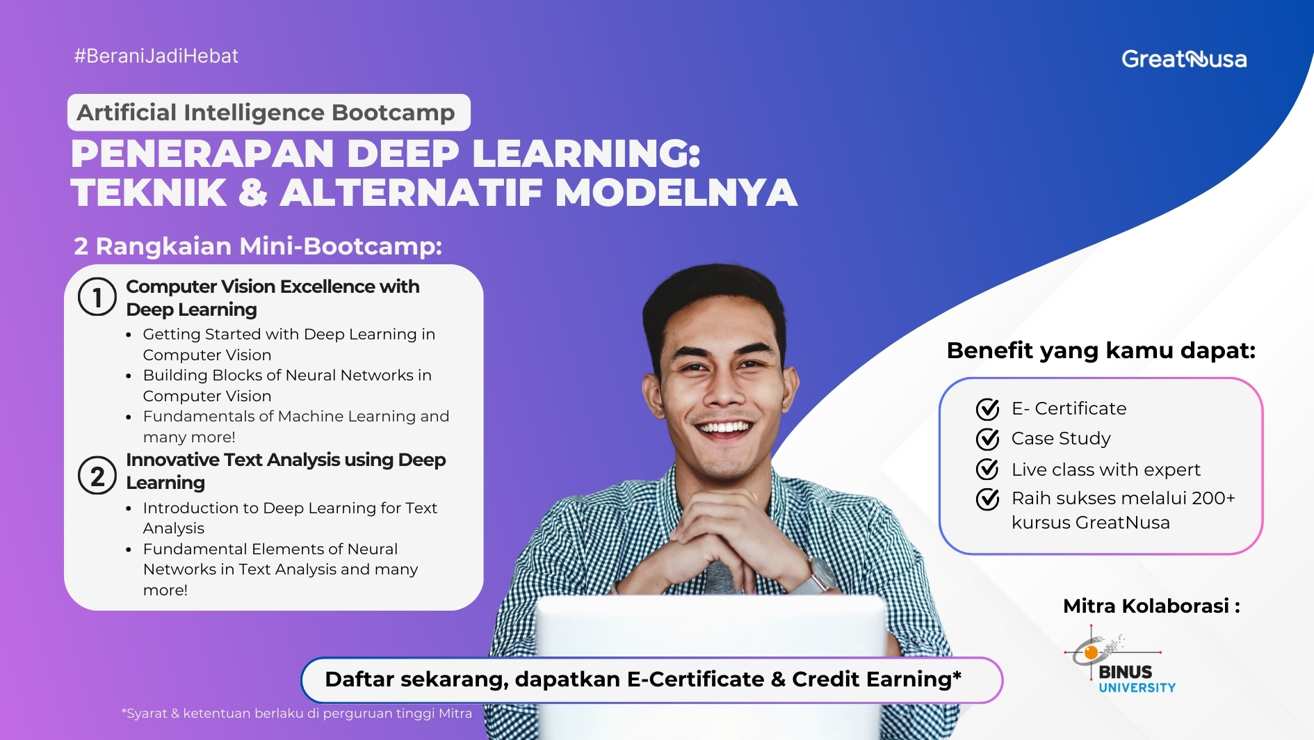 Artificial Intelligence Bootcamp - Penerapan Deep Learning: Teknik ...