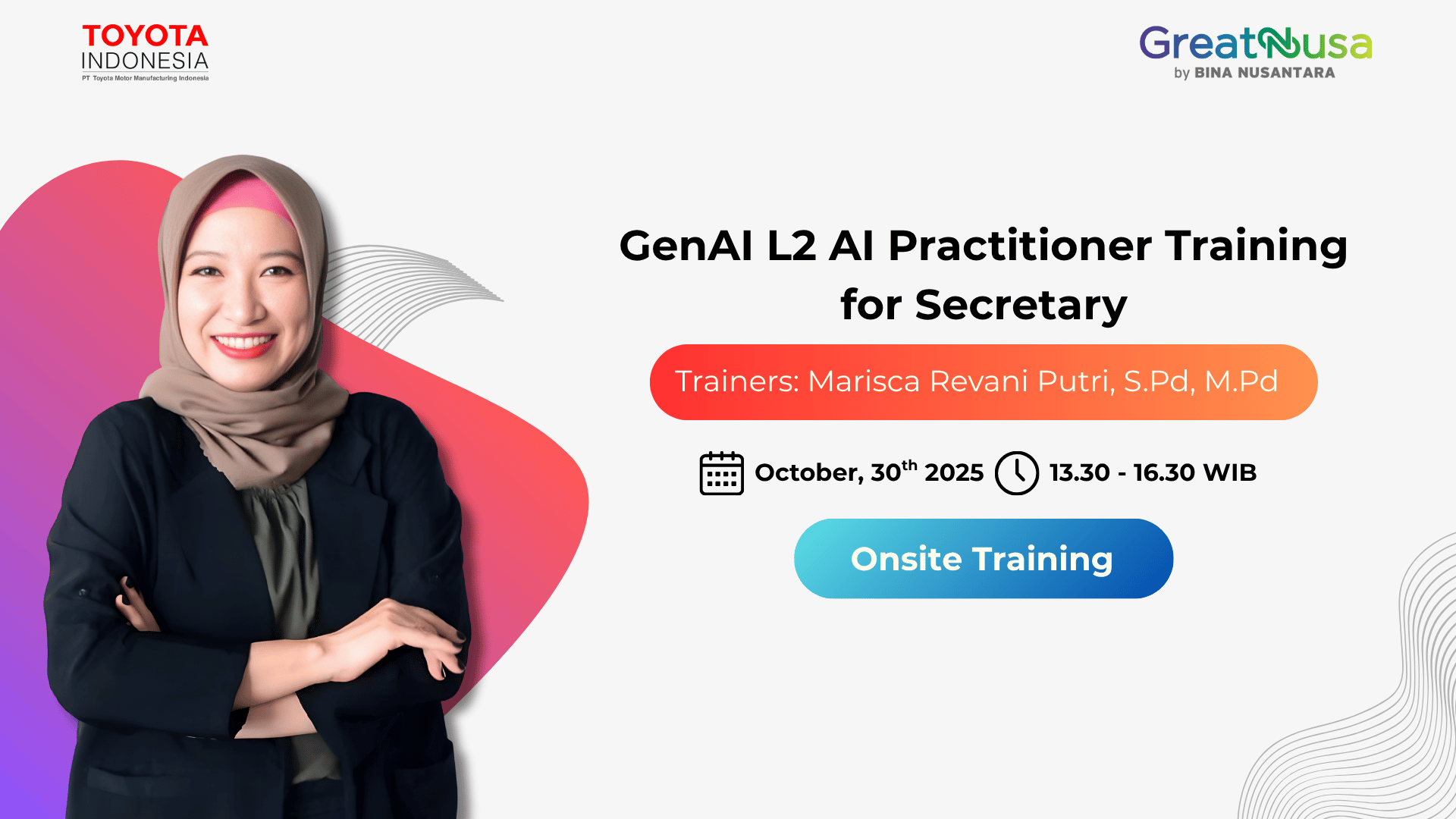 GenAI L2 AI Practitioner Training for Secretary | GreatNusa