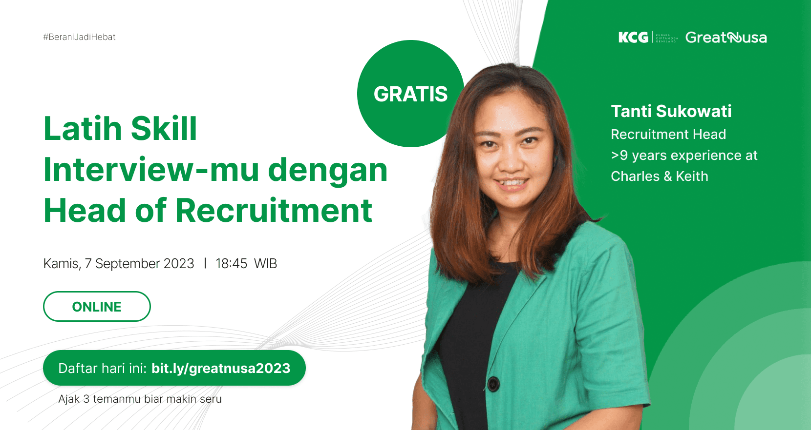 Latih Skill Interview-mu dengan Recruitment Head | GreatNusa